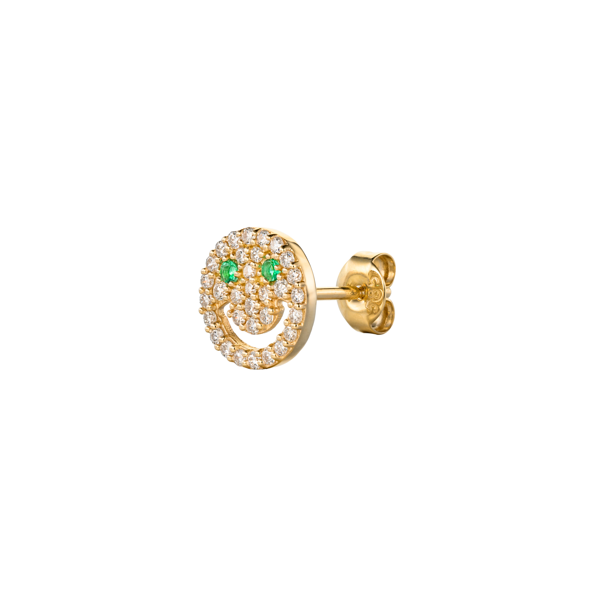 APOLLO EYES - Diamond & Gold Stud Ear Piercing | John Boy Piercing